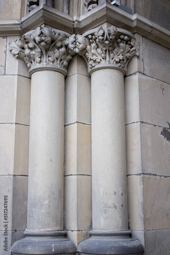 round columns Architecture,architecture stone columns with large ...