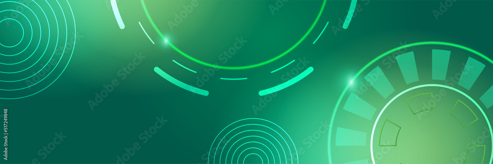 Green technology digital banner design. Design modern luxury futuristic ...