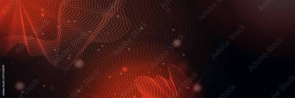 Black red technology digital banner design. Design modern luxury ...