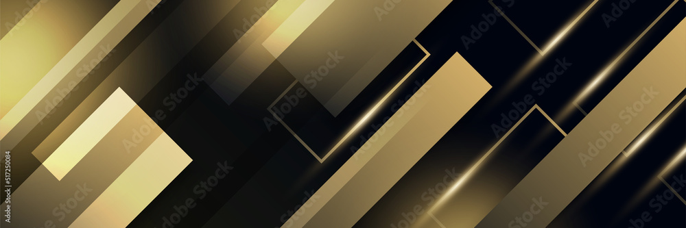 Black gold technology digital banner design. Design modern luxury ...