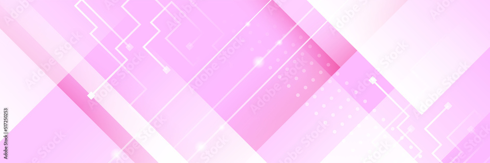 Pink technology digital banner design. Design modern luxury futuristic ...
