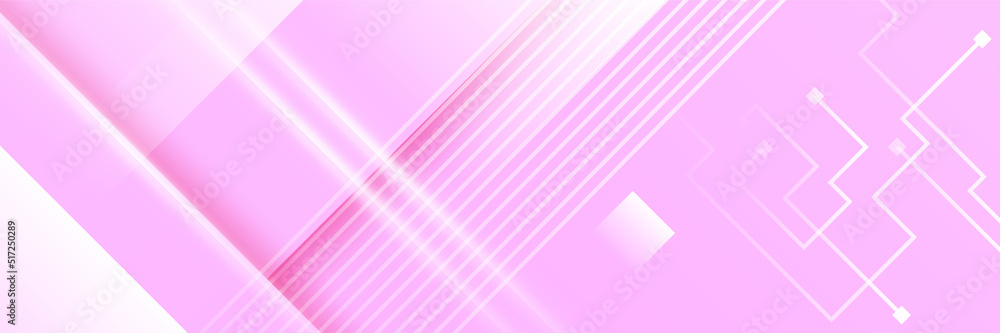 Pink technology digital banner design. Design modern luxury futuristic ...