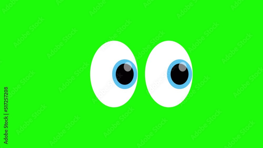 Anatomical Eyes icon animation on green background. Animated Anatomical ...