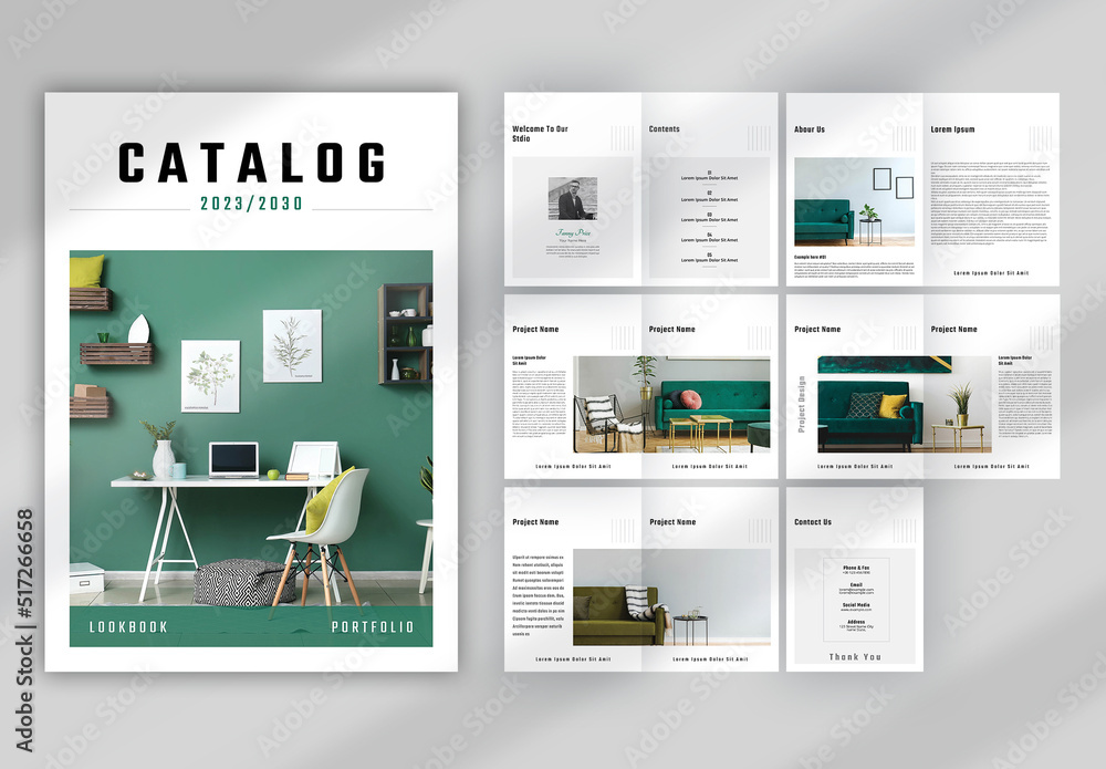 Catalog Layout Stock Template | Adobe Stock