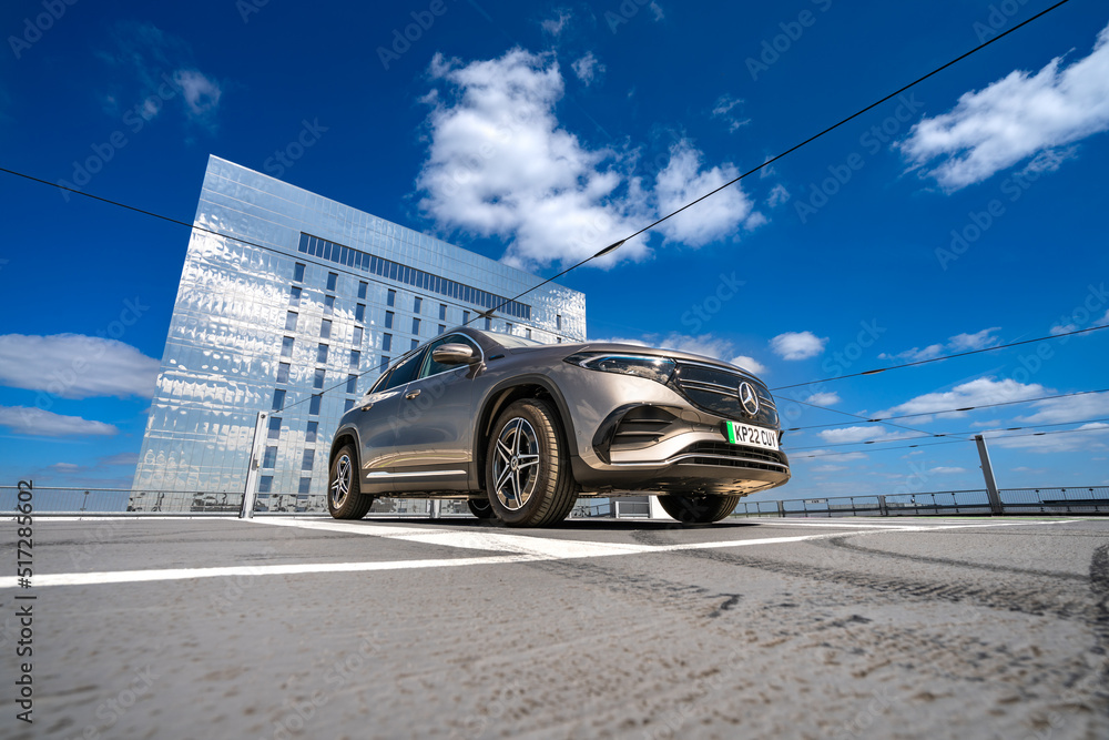 Milton Keynes,England-June 21,2022: Mercedes Benz EQA 250 fully ...