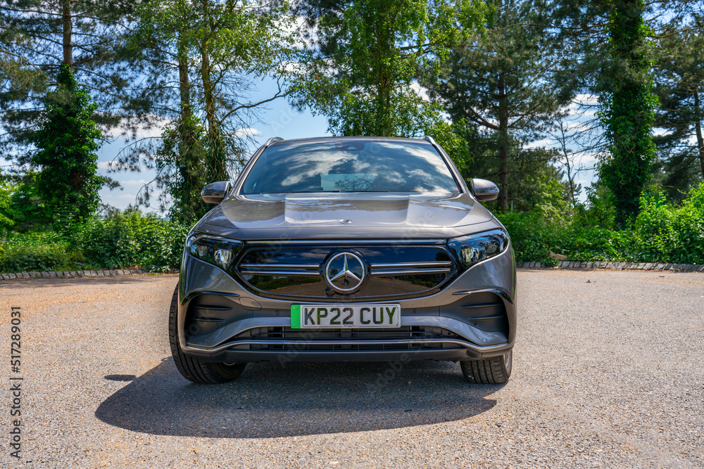 Milton Keynes,England-June 21,2022: Mercedes Benz EQA 250 fully ...