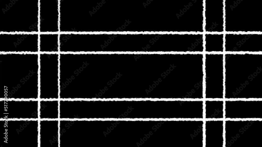 Frame White Lines Blackboard Animation Loop Stock Video | Adobe Stock