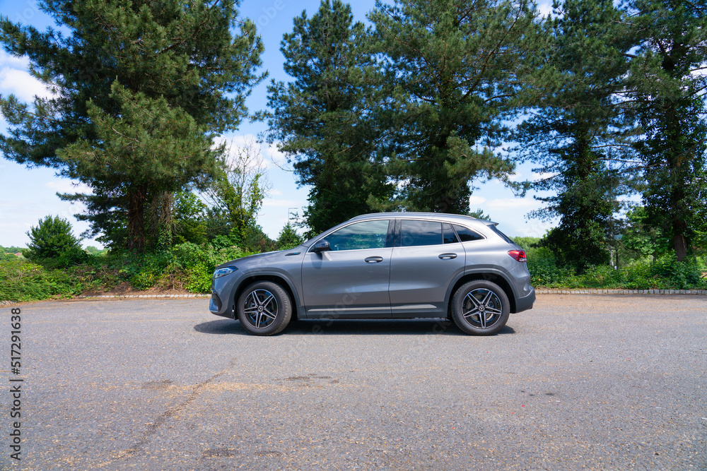Milton Keynes,England-June 21,2022: Mercedes Benz EQA 250 fully ...