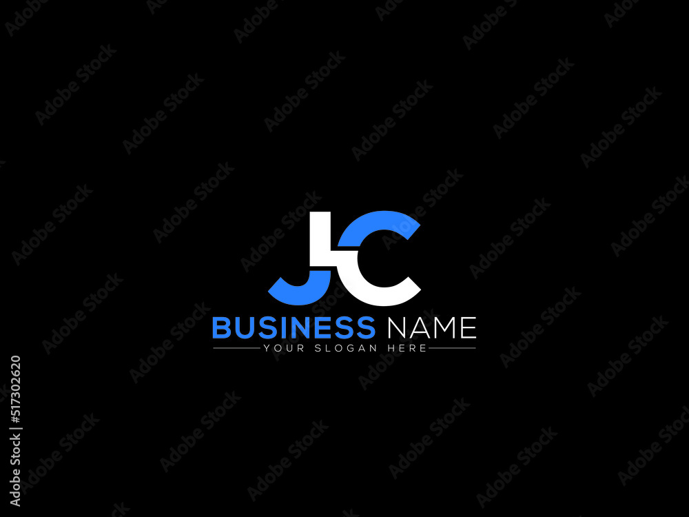 Alphabet JC Logo Letter, Creative Jc cj Logo Icon Vector Art With ...