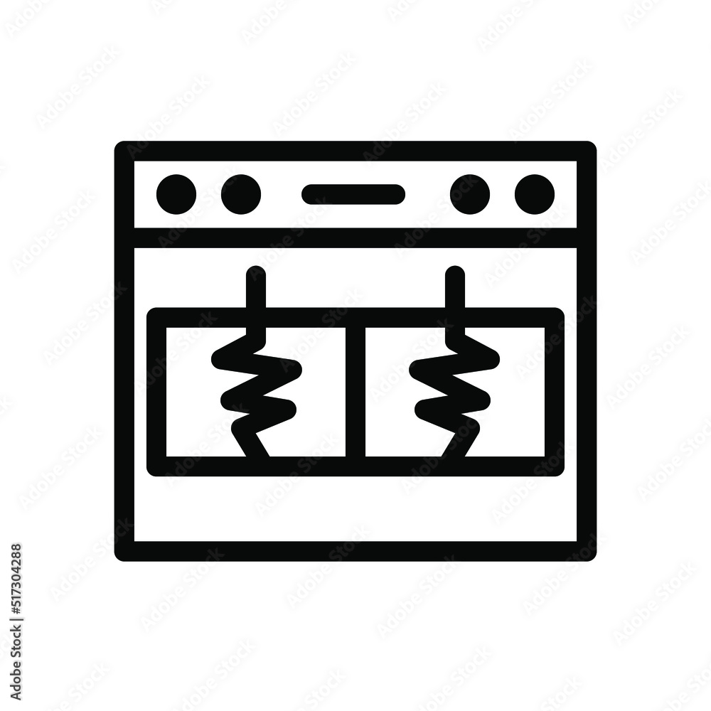seismograph icon illustratin vector graphic Stock Vector | Adobe Stock