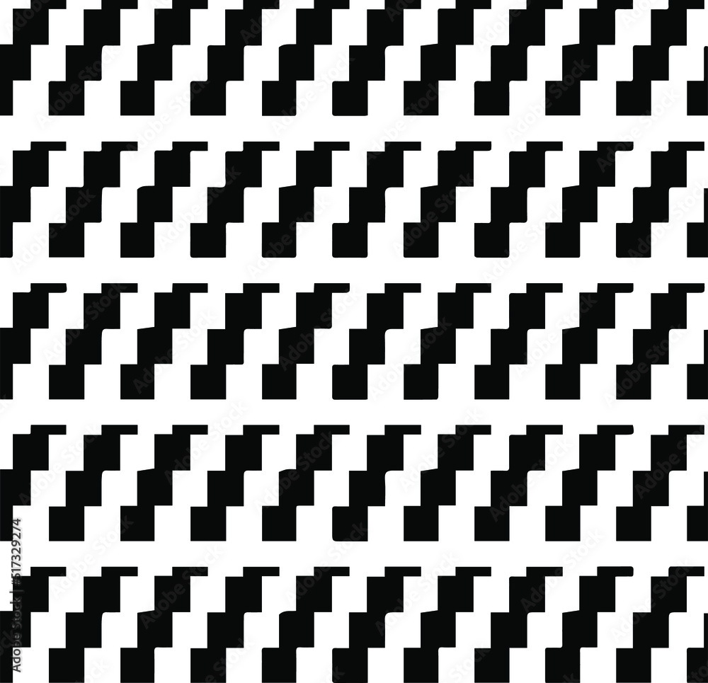 Abstract background with black and white pattern. Unique geometric ...