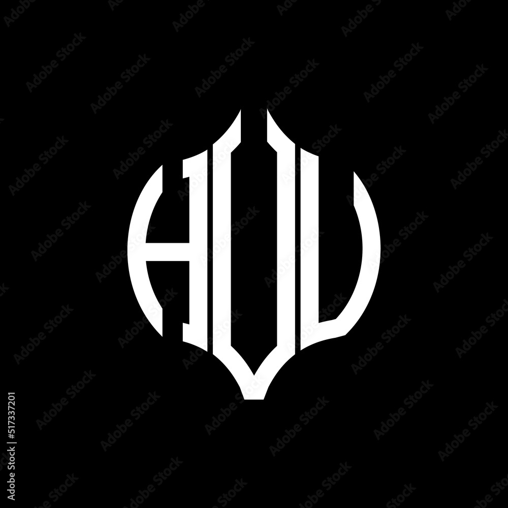 HVV letter logo. HVV best black background vector image. HVV Monogram ...