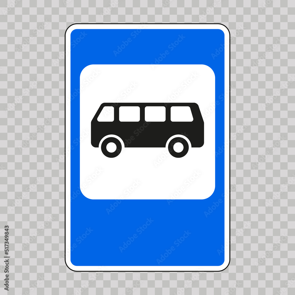 Road sign. Traffic sign. Transport sign. Vector illustration. Stock ...