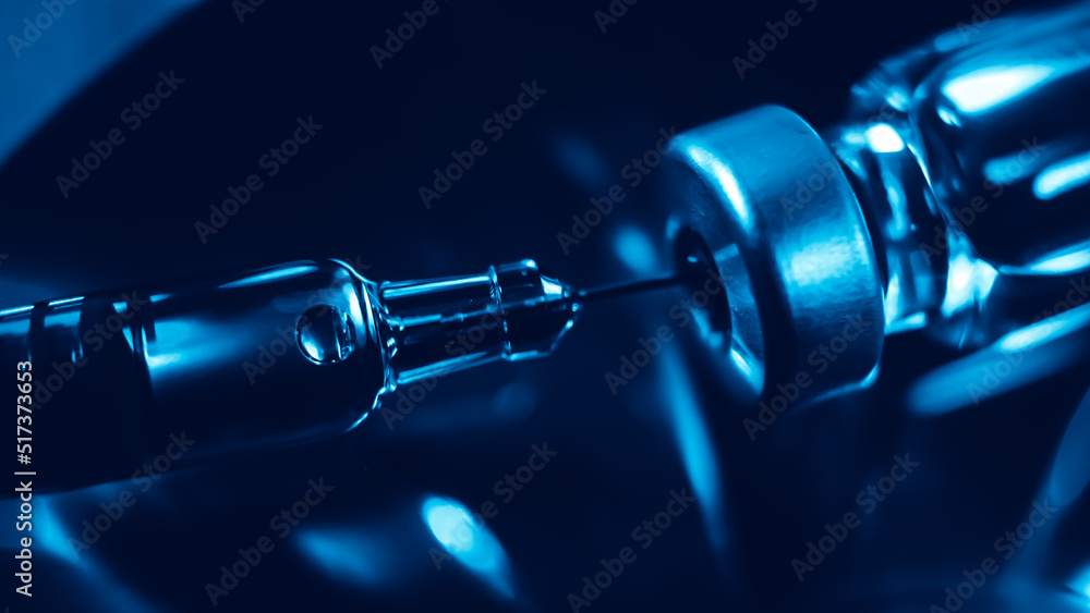 Vaccine needle syringe hypodermic injection single dose for prevention ...