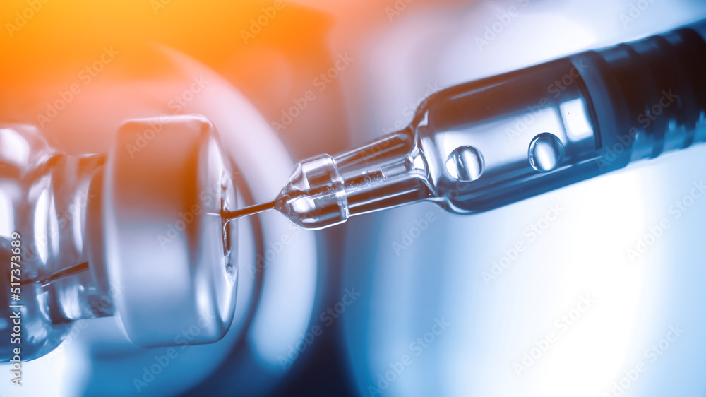 Vaccine needle syringe hypodermic injection single dose for prevention ...