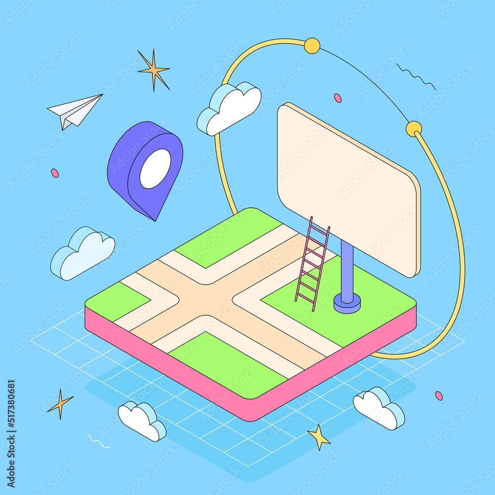 Location, pin, map, city, gps, presentation, infographic, navigation ...