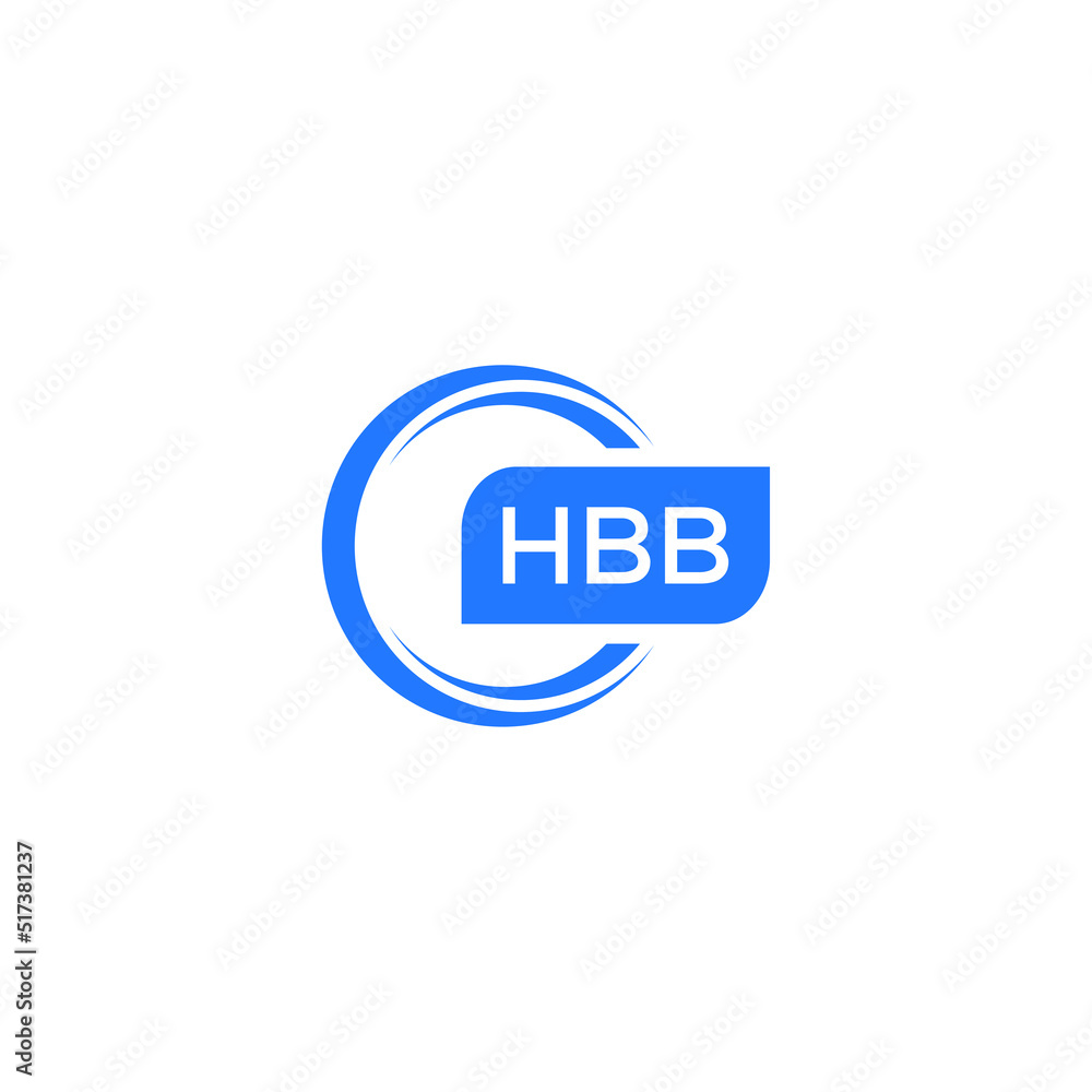 HBB letter design for logo and icon.HBB typography for technology ...