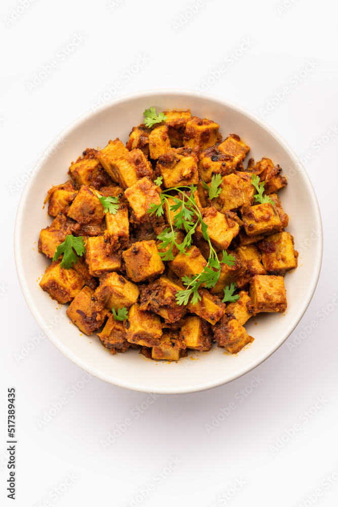 Indian style Suran sabzi or Jimikand sabji also known as Elephant Foot ...