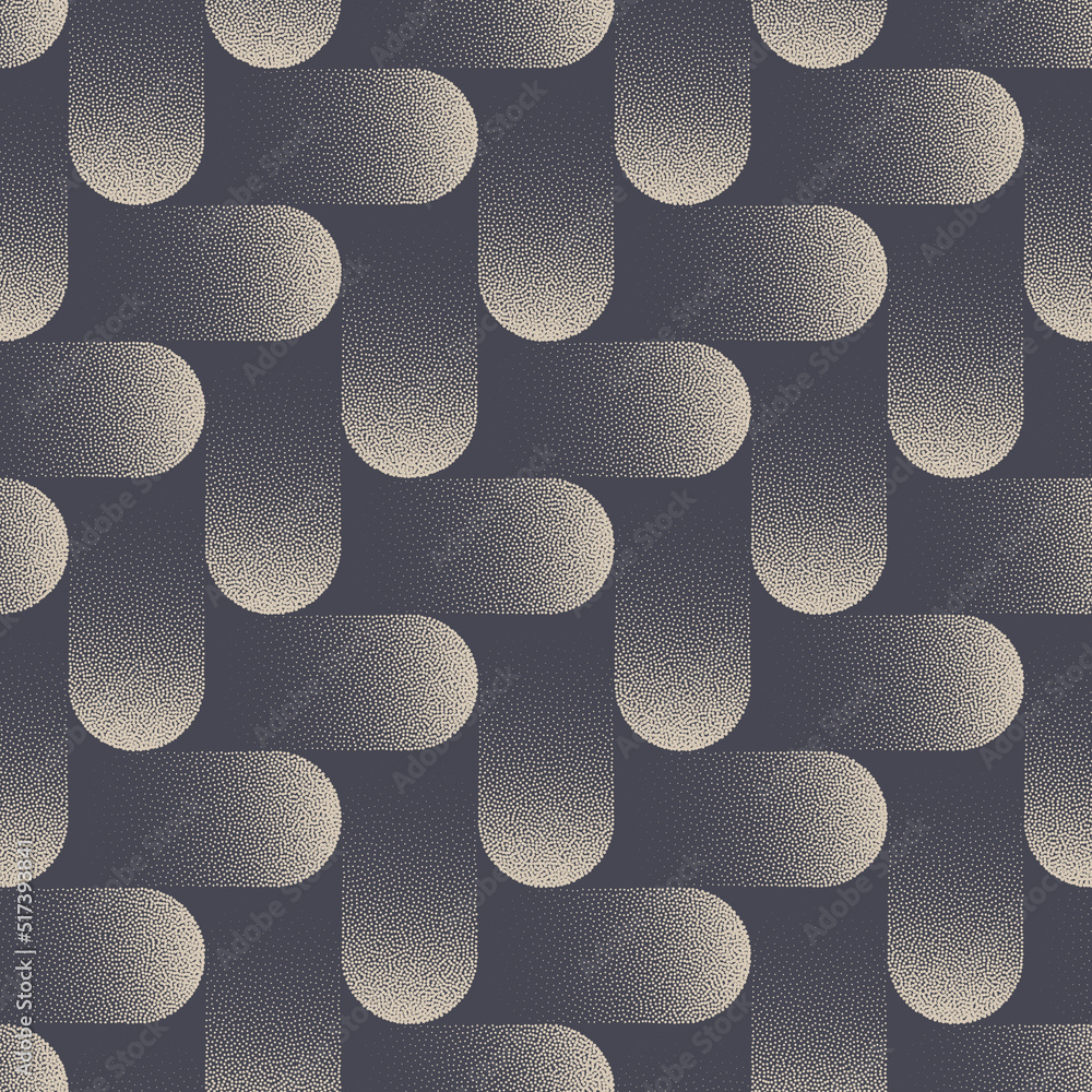 Dynamic Geometry Seamless Pattern Vector Stylish Abstract Background ...