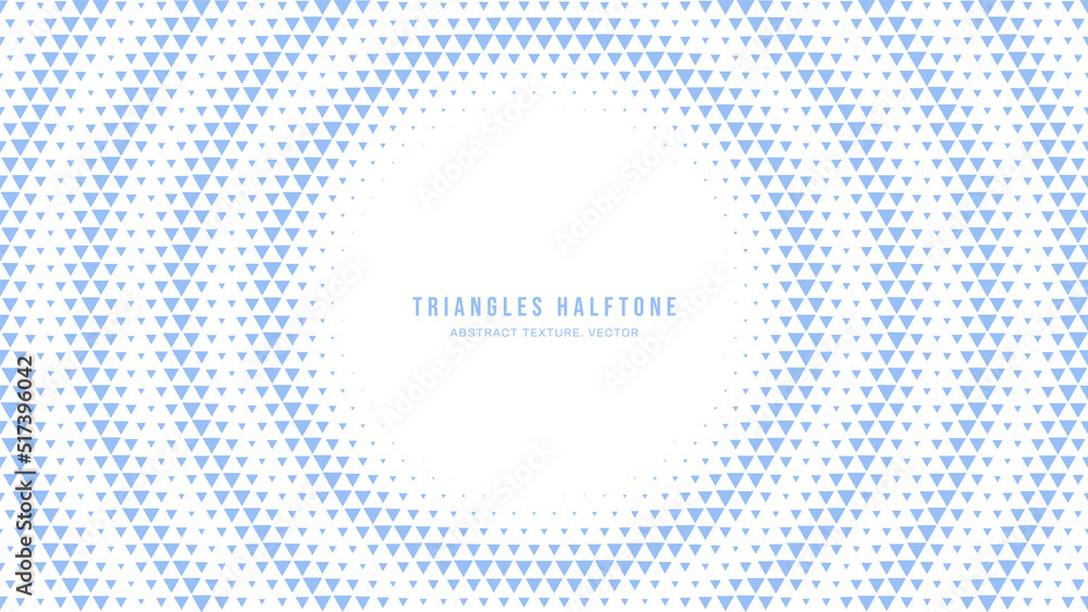 Triangles Halftone Geometry Pattern Vector Radial Ripple Circles White ...