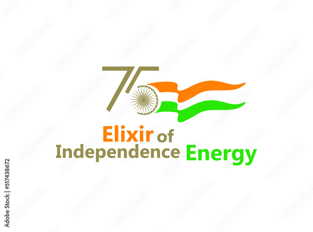 August 15, 2022. 75 Year Anniversary Independence Day Logo. Azadi Ka ...