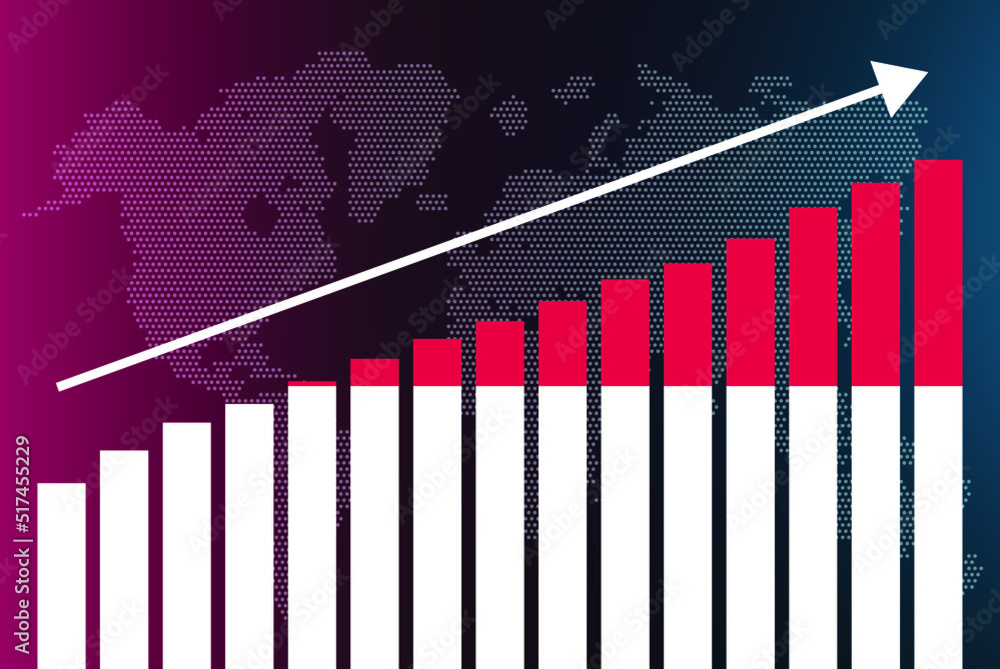 Singapore bar chart graph, increasing values, country statistics ...