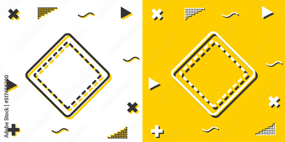 patch line icon. Simple outline style.patch linear sign. Vector ...