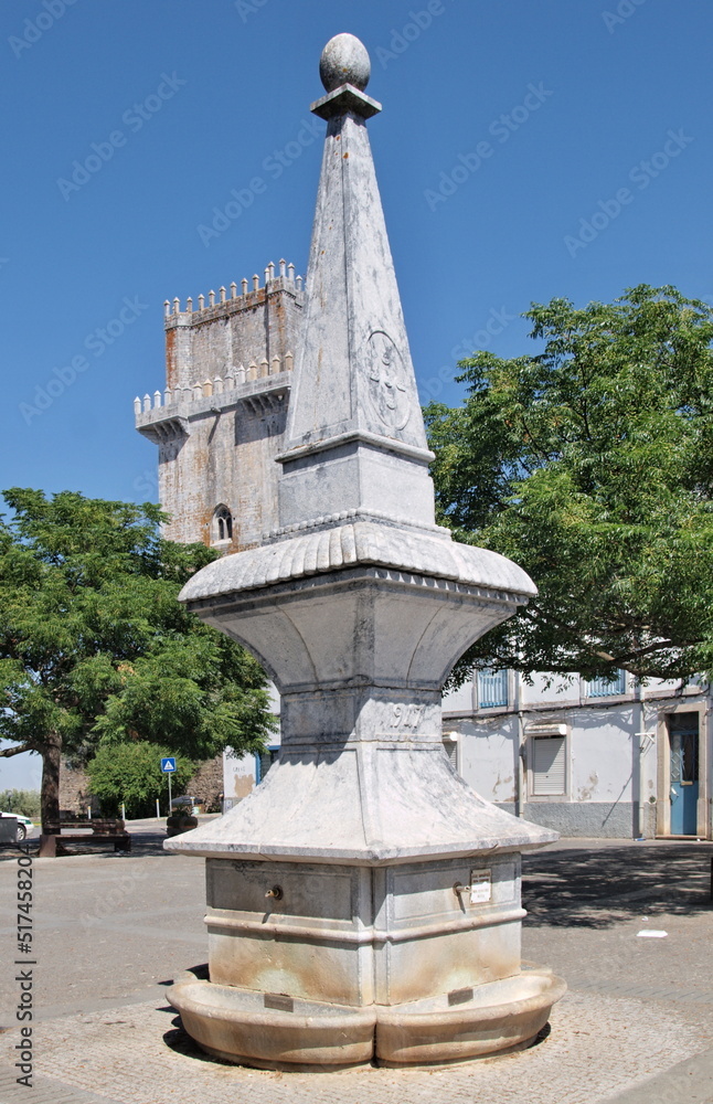 Chafariz do Largo de Santo Amaro in Beja, Alentejo - Portugal Stock ...
