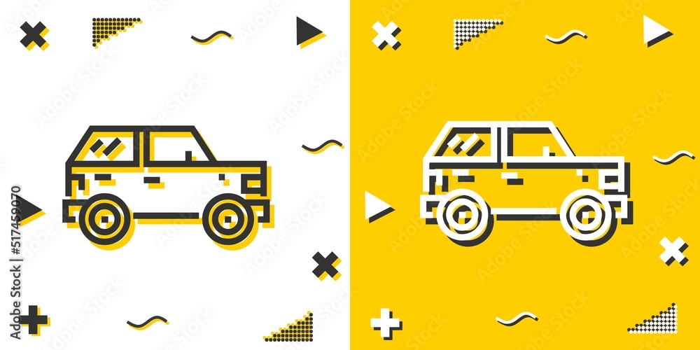 car line icon. Simple outline style.car linear sign. Vector ...