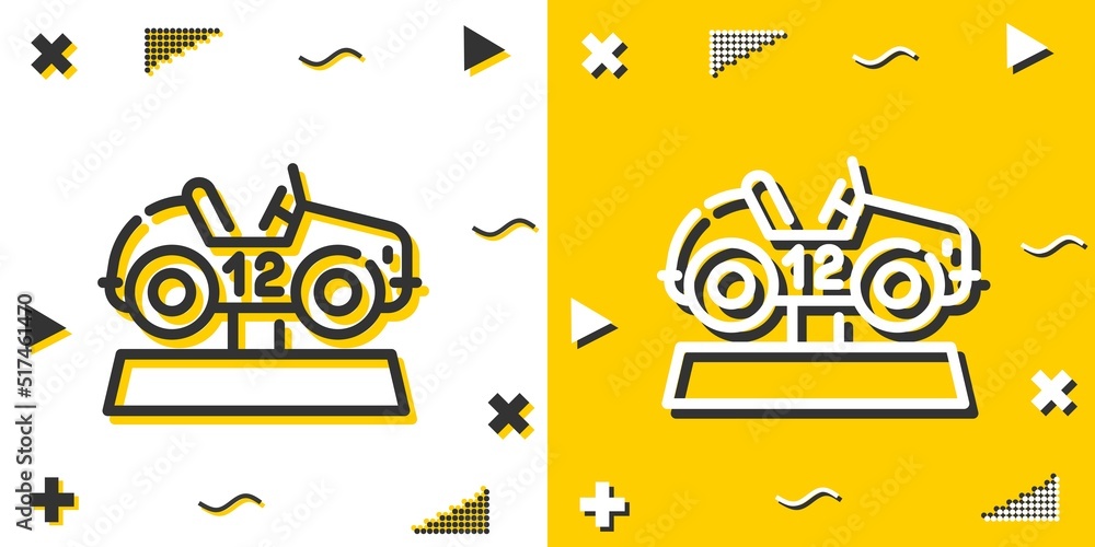 car line icon. Simple outline style.car linear sign. Vector ...