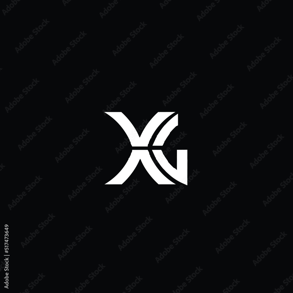 XG XG Logo Design, Creative Minimal Letter XG XG Monogram Stock Vector ...
