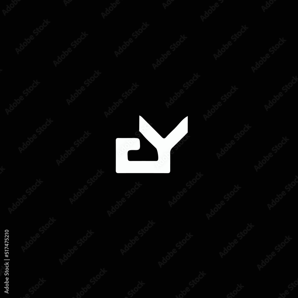 CY CY Logo Design, Creative Minimal Letter CY CY Monogram Stock Vector ...