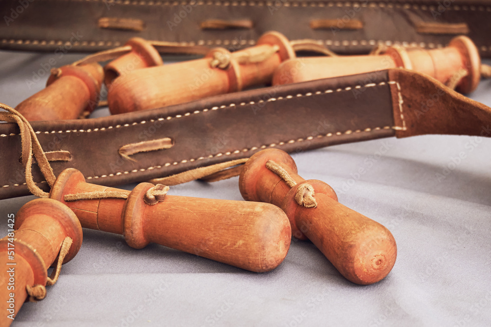 Military items for vintage guns and retro muskets - old bullets and ...