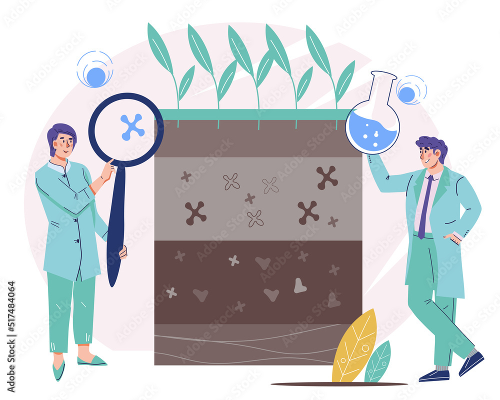 Agronomic studies of soil, analysis and control of pollution of land ...