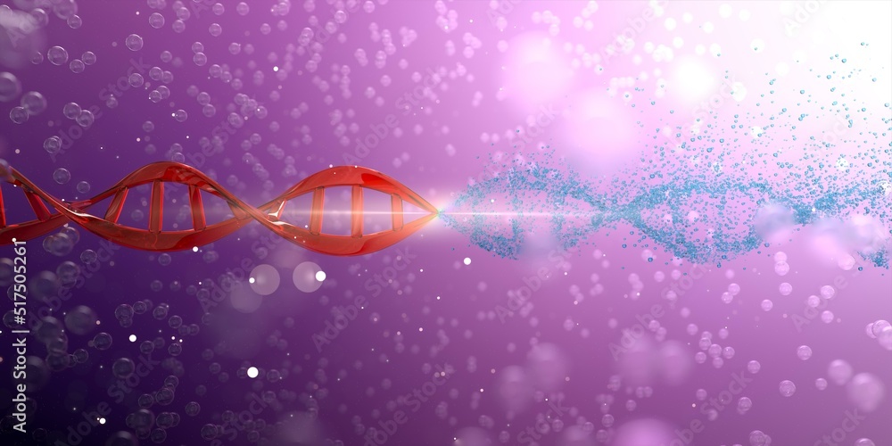 DNA Helix structure. Science and technology. Structure of the genetic ...