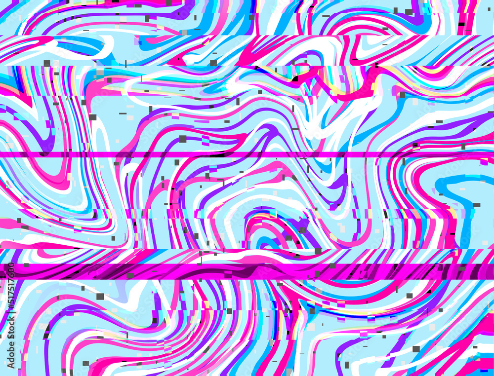 video interference, new retro wave, glitches, abstract background ...