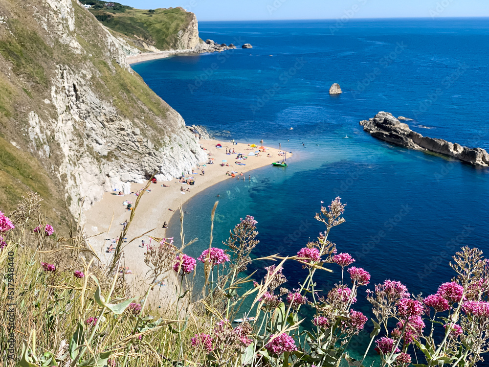 Foto de Man O'War Beach and Durdle Door on Jurassic Coast, Dorset ...
