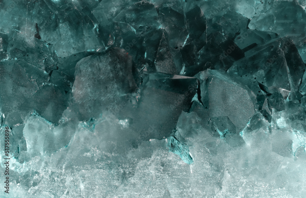cyan quartz macro background Stock Photo | Adobe Stock