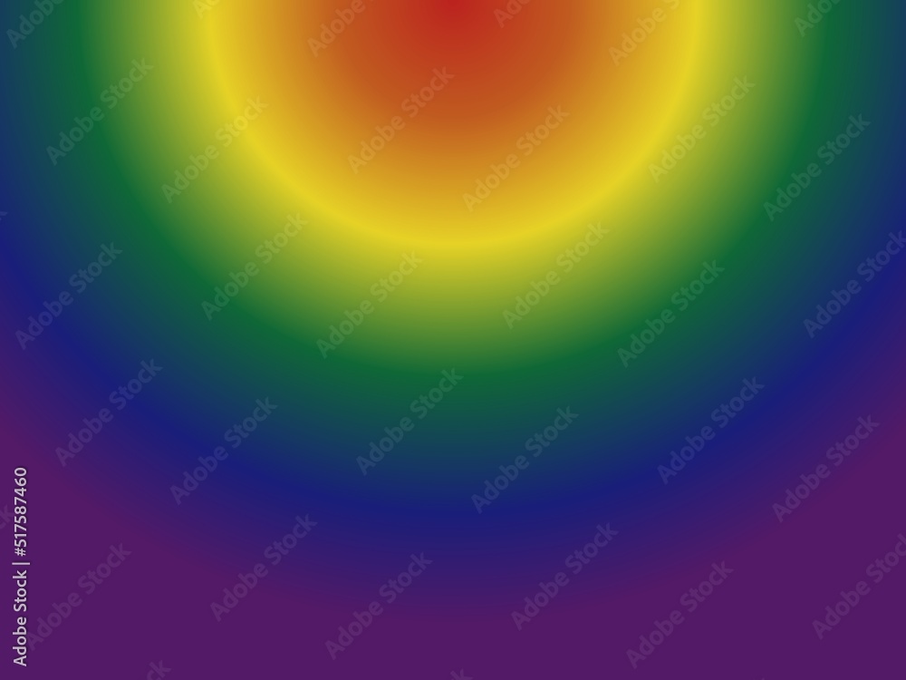 gradient rainbow but in a semicircle Stock Illustration | Adobe Stock
