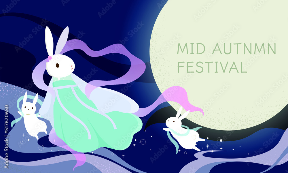 Rabbit in Hanfu (the traditional dress of the Han Chinese people) on ...