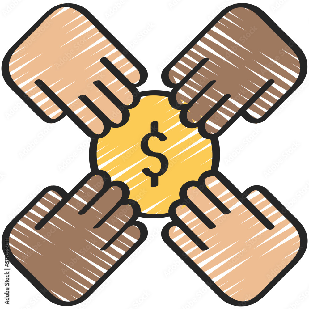 Mutual Fund Icon Stock Vector | Adobe Stock