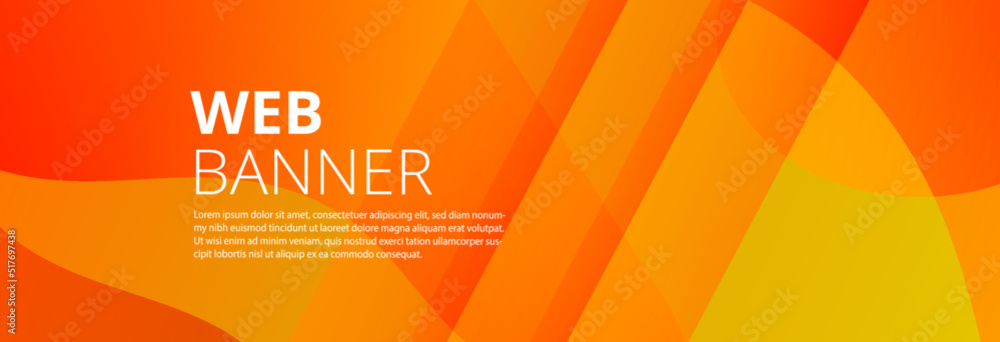 Abstract orange background with text Stock Vector | Adobe Stock