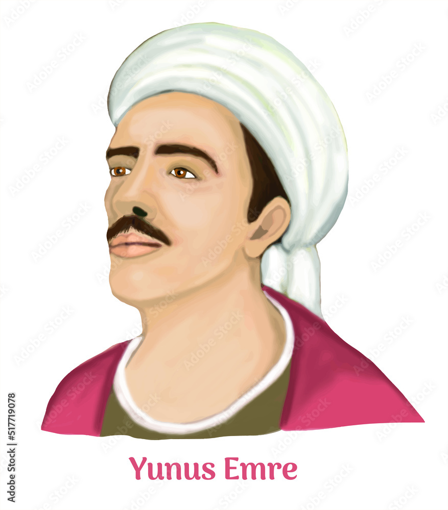 Yunus Emre (1238–1320) was a Turkish poet and Sufi mystic who greatly ...