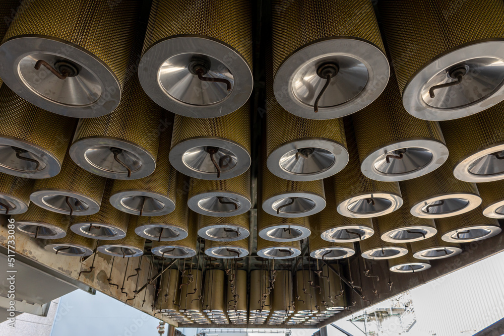 Industrial air filters to purify the air and prevent the business ...