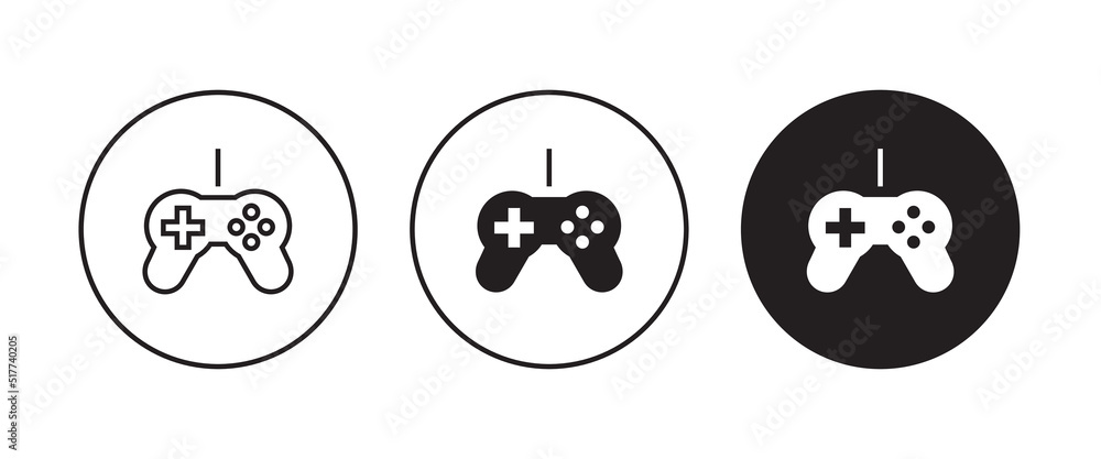 Minimal Gaming Symbol - Stream modern Games - Wireless Controller Icon ...