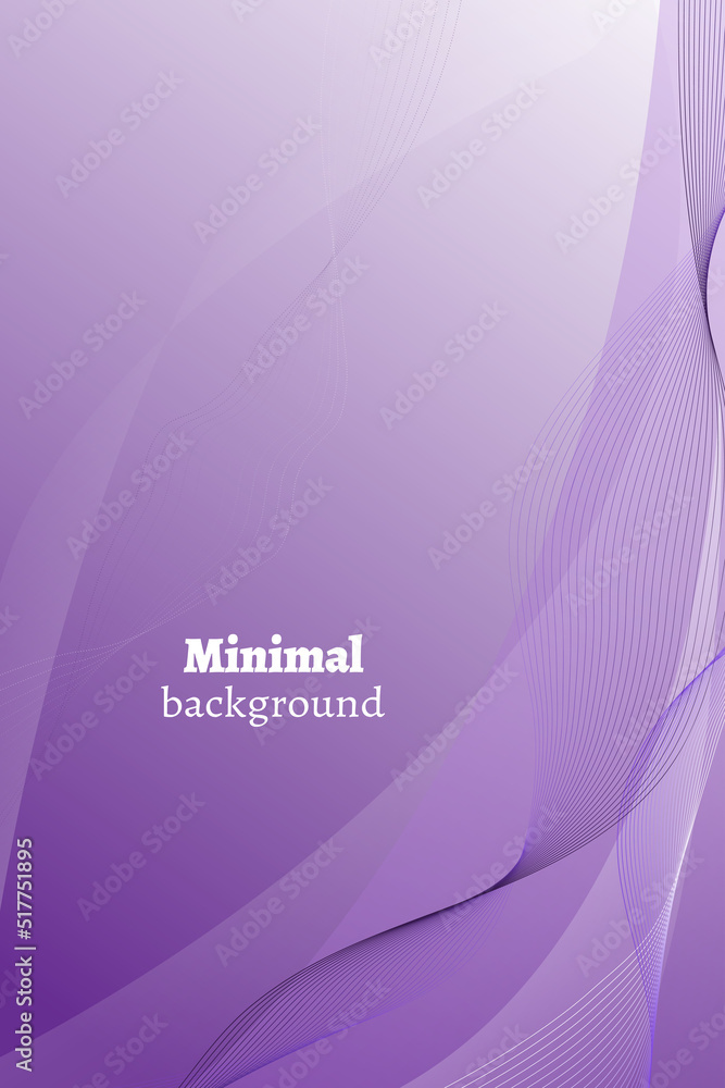 Modern cover design. Violet abstract pattern lines, waves. Vector ...