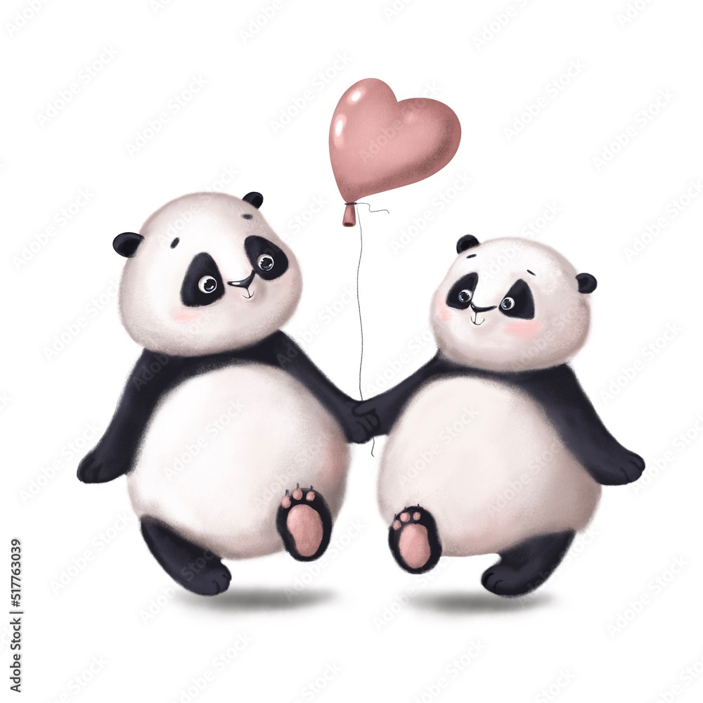 Pandas In Love