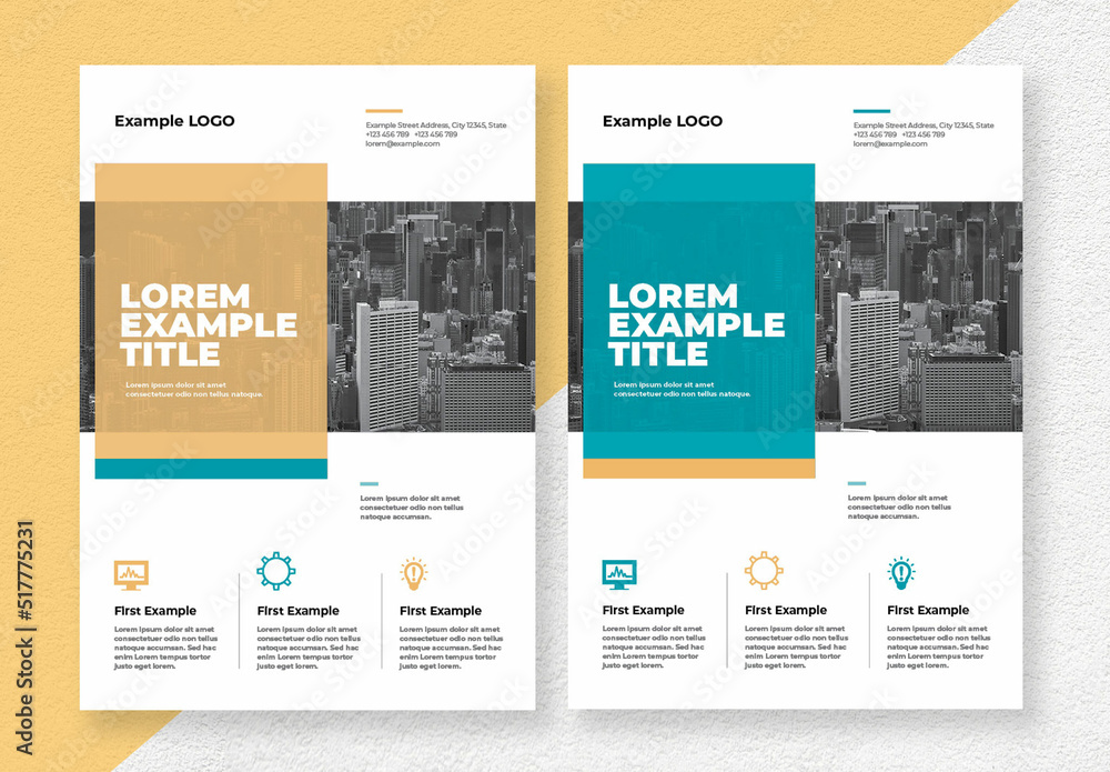 Flyer Layout Stock Template | Adobe Stock