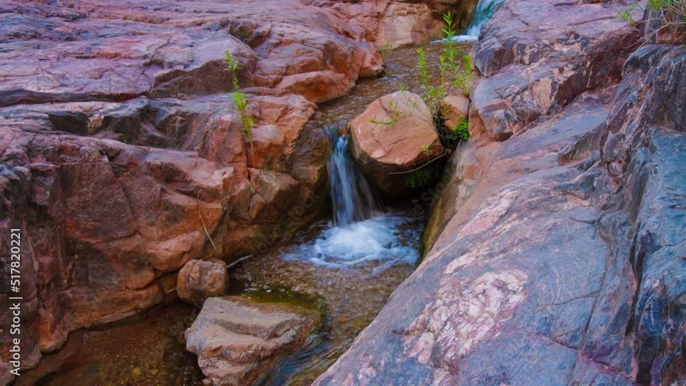 Pipe Creek Cascades Over Vishnu Schist Basement Rock, River Trail ...