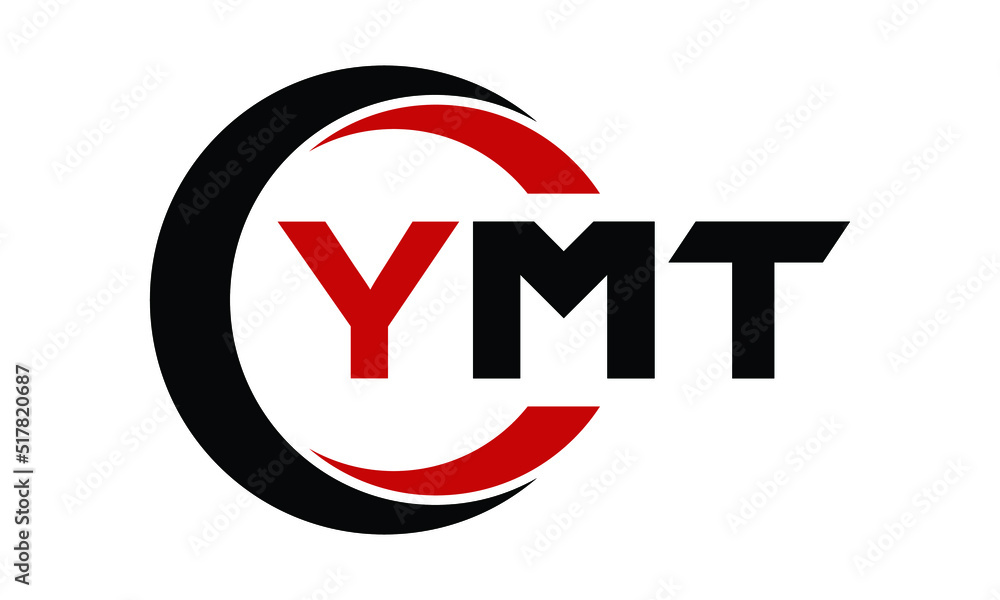 YMT swoosh three letter logo design vector template | monogram logo ...